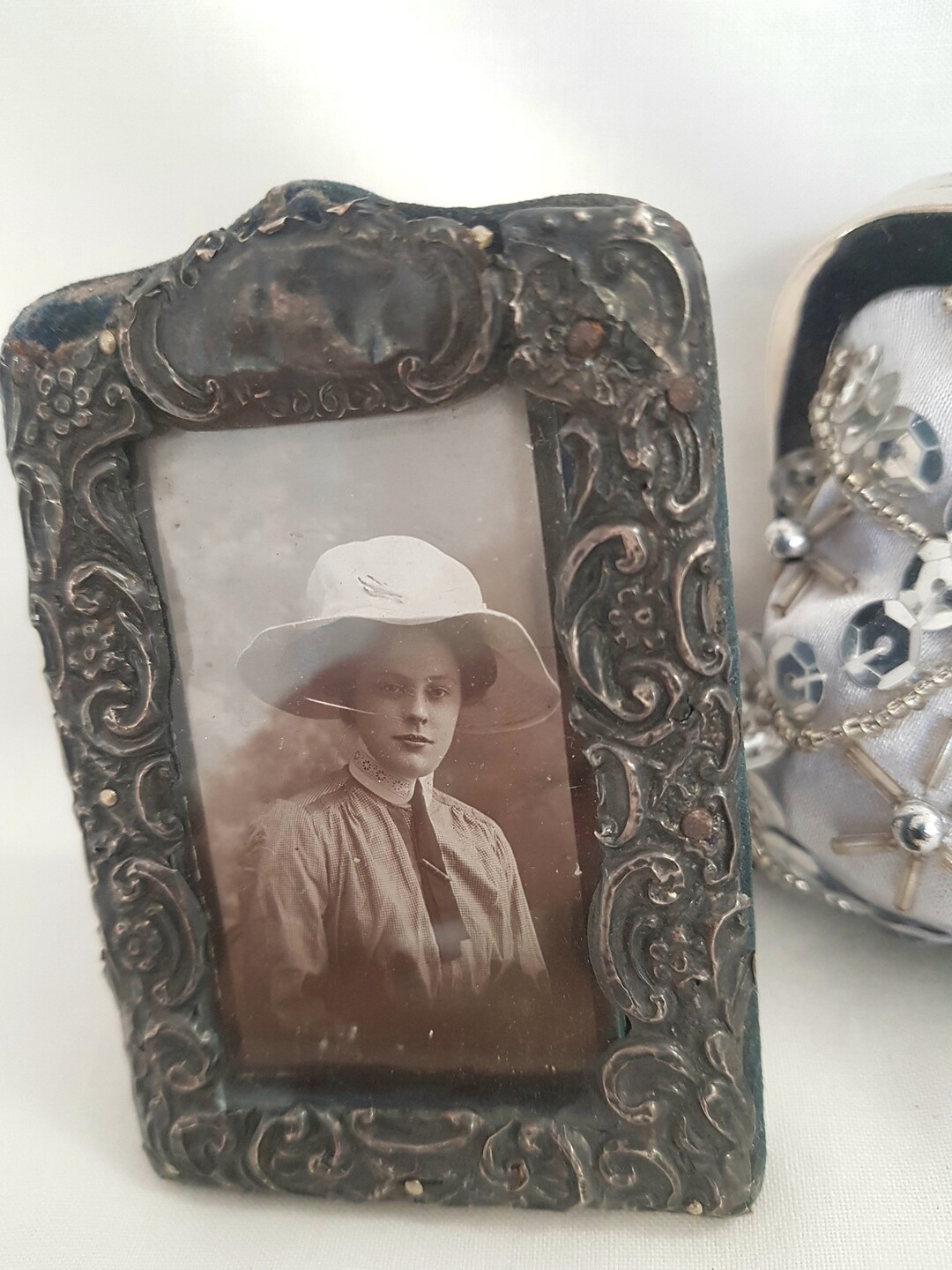 Antique Edwardian Photograph Frame, Embossed Tin Frames, Collectable ...