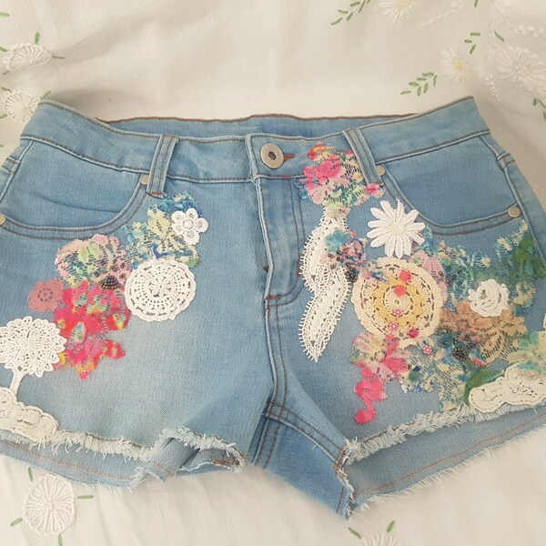 Embellished Shorts - Etsy