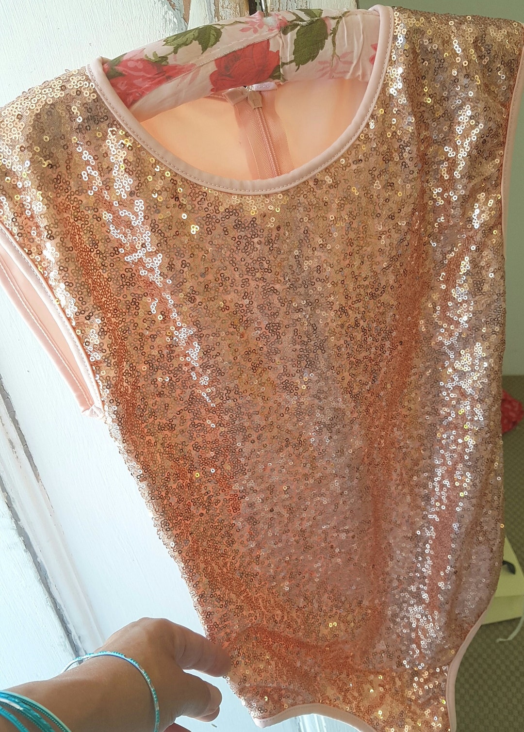 Vintage Dance Costume, 80s Theatre Costumes, Flesh Color, Sequin ...