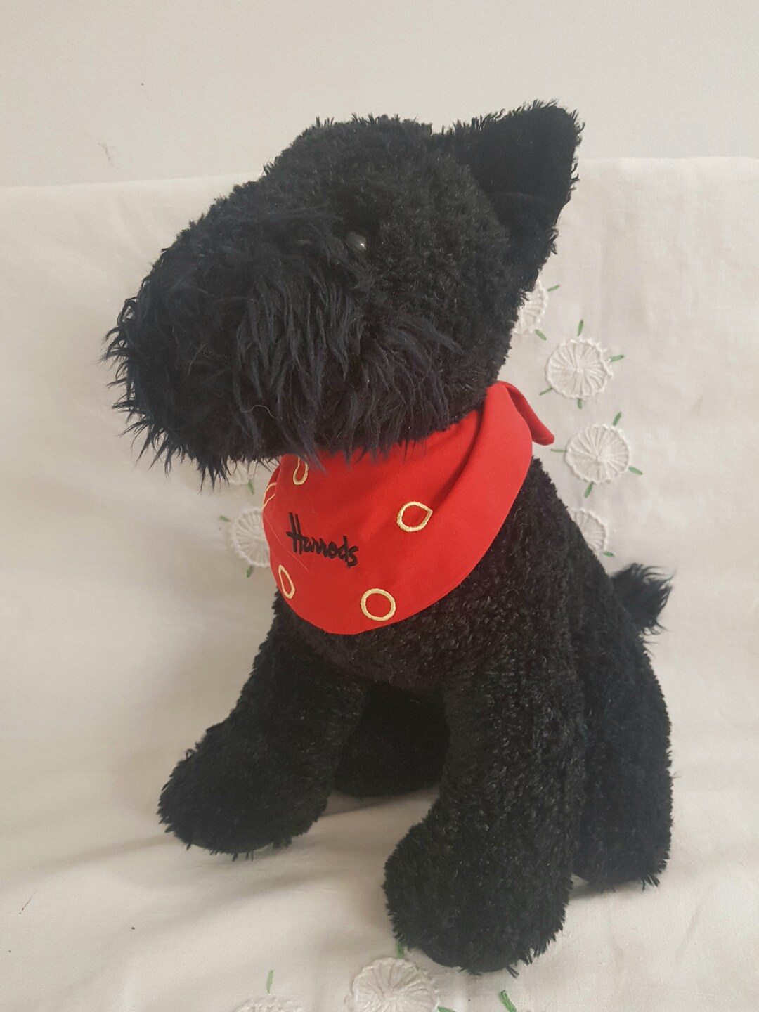 Harrods Toy Dog, Christmas Gifts, Black Scottie Dogs, Red Bandana ...