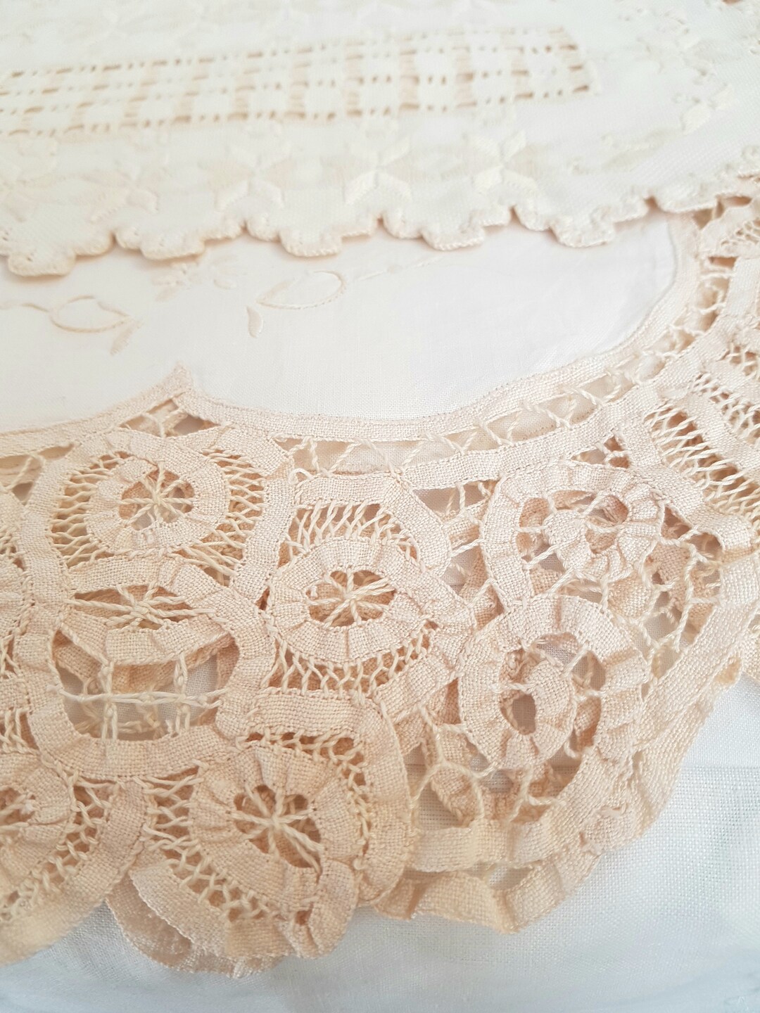 2 Pieces Long Runner and Doily Hardanger Embroidery - Etsy