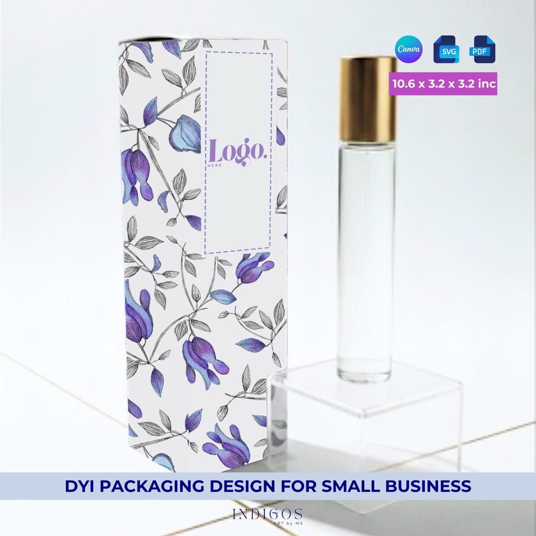 Watercolor Flower Box Template for Small Business | Editable DIY ...