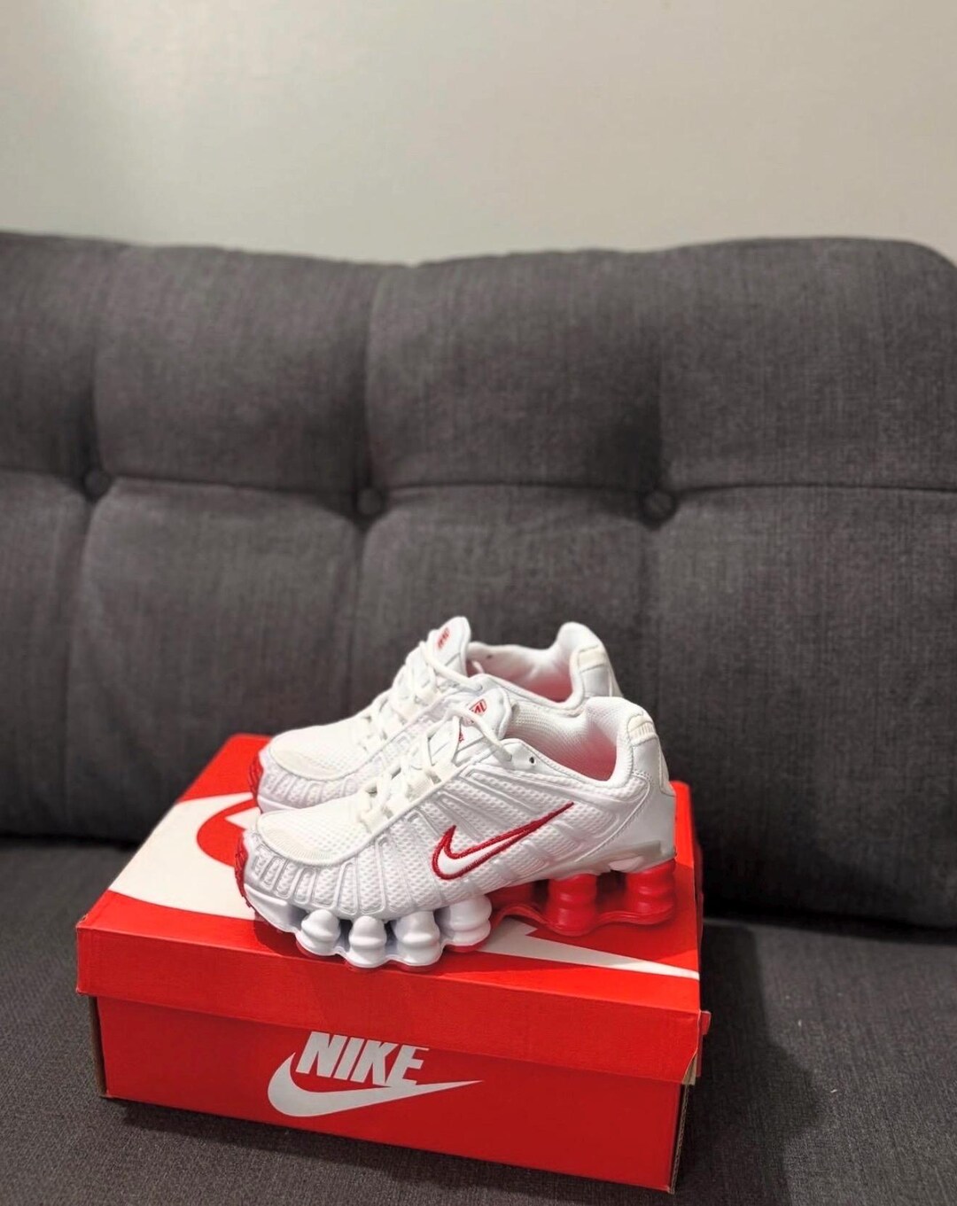 Nike Shox Tl Custom Hand Painted in Red Sneaker Unique - Etsy