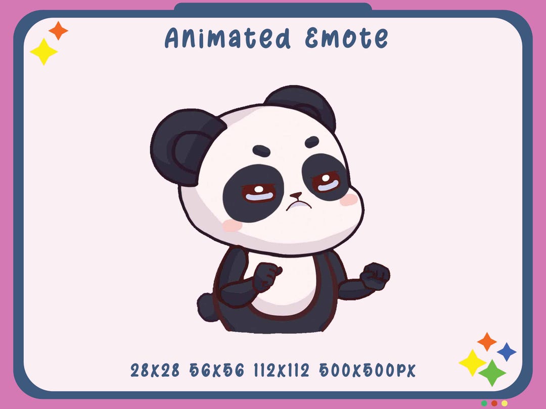 Panda President Dance Animated Emote for Twitch, Youtube, Kick, Discord ...
