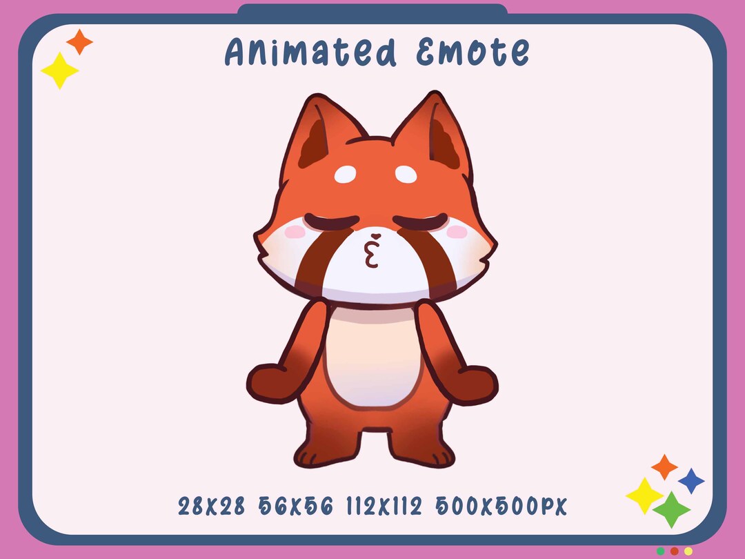 Red Panda Shake Animated Twitch Youtube Kick Discord Emote, Red Panda ...