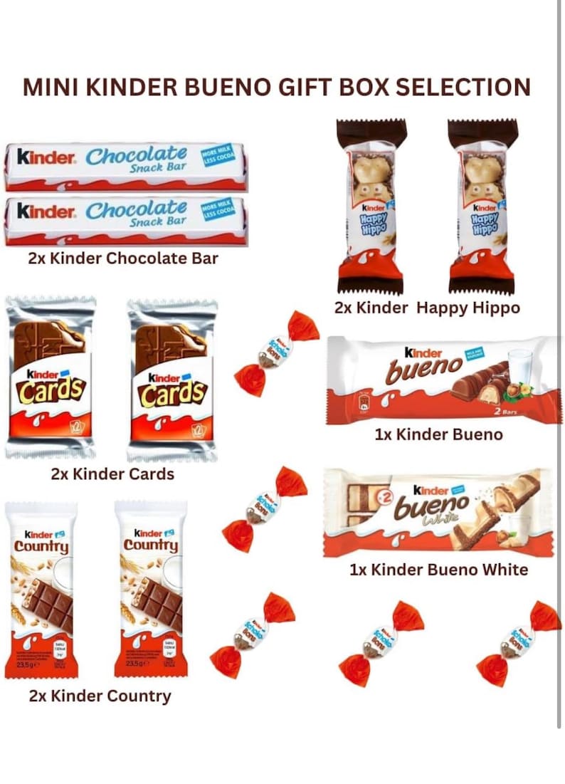 Kinder Bueno Chocolate Selection Gift Box, Luxury Chocolate Treats ...