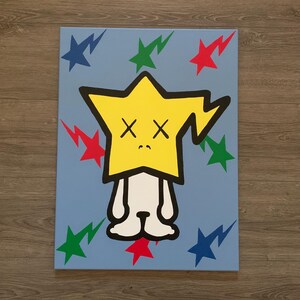 Bape X Kaws Star Painting - Etsy