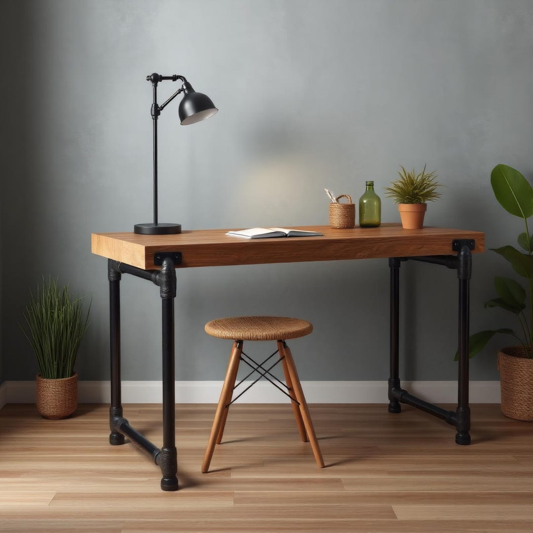 Industrial Pipe Bar Table, Rustic Wood Counter Height - Etsy