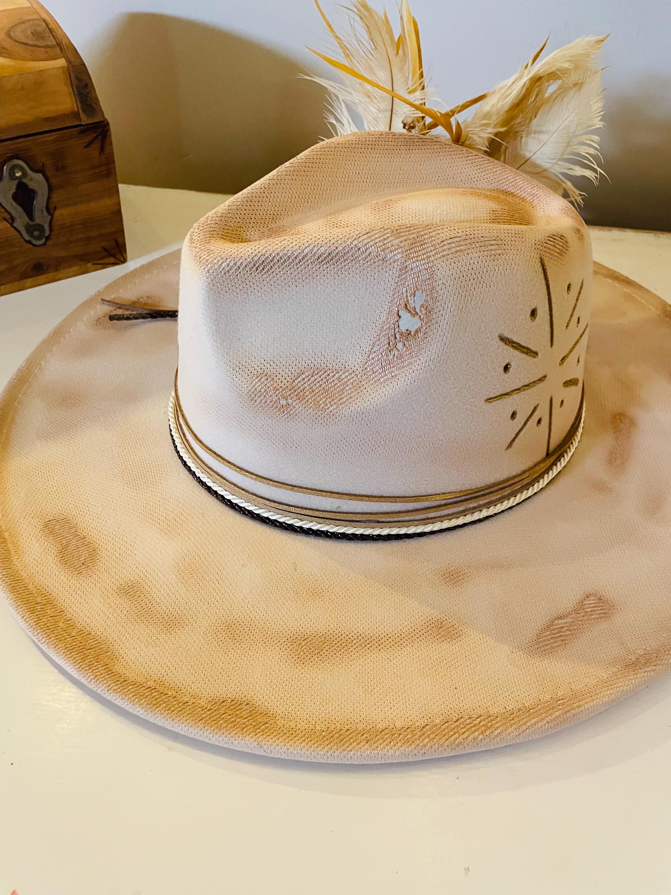 Custom Burned Cowboy Hat - Etsy