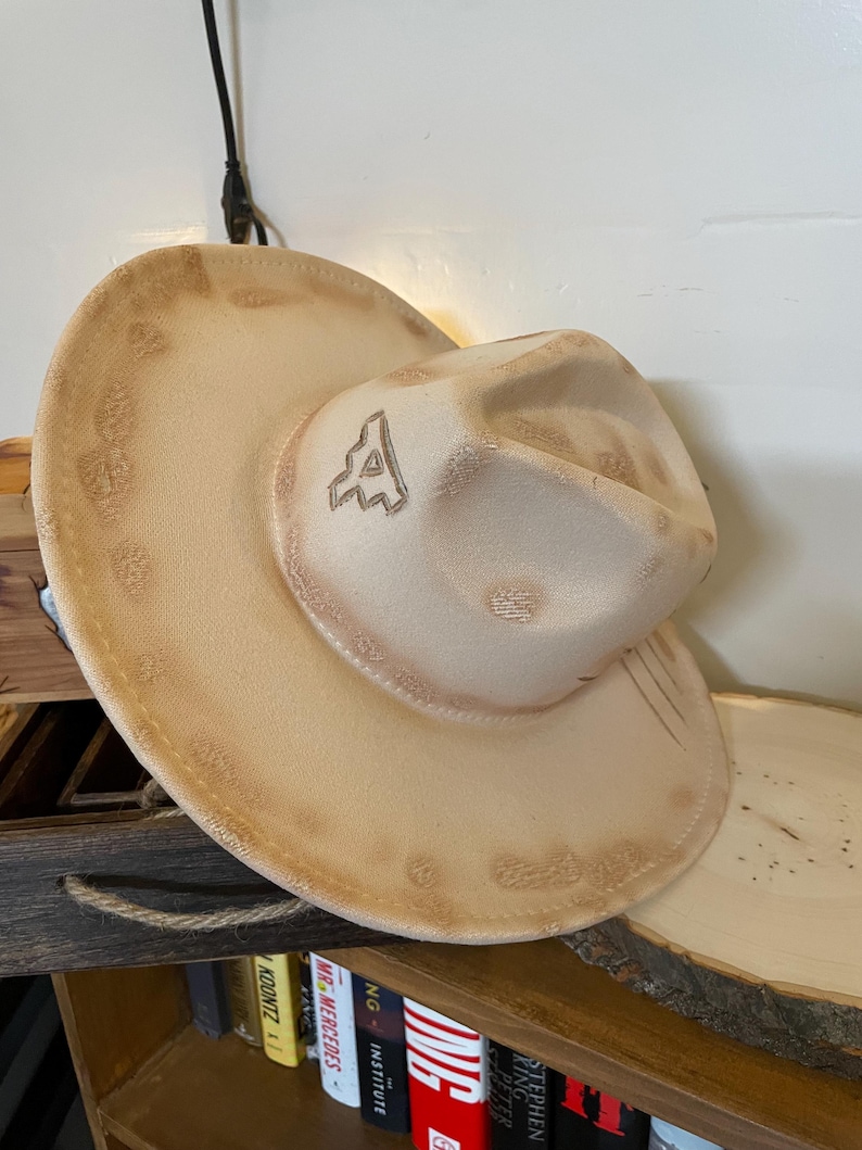 Custom Burned Cowboy Hat. - Etsy