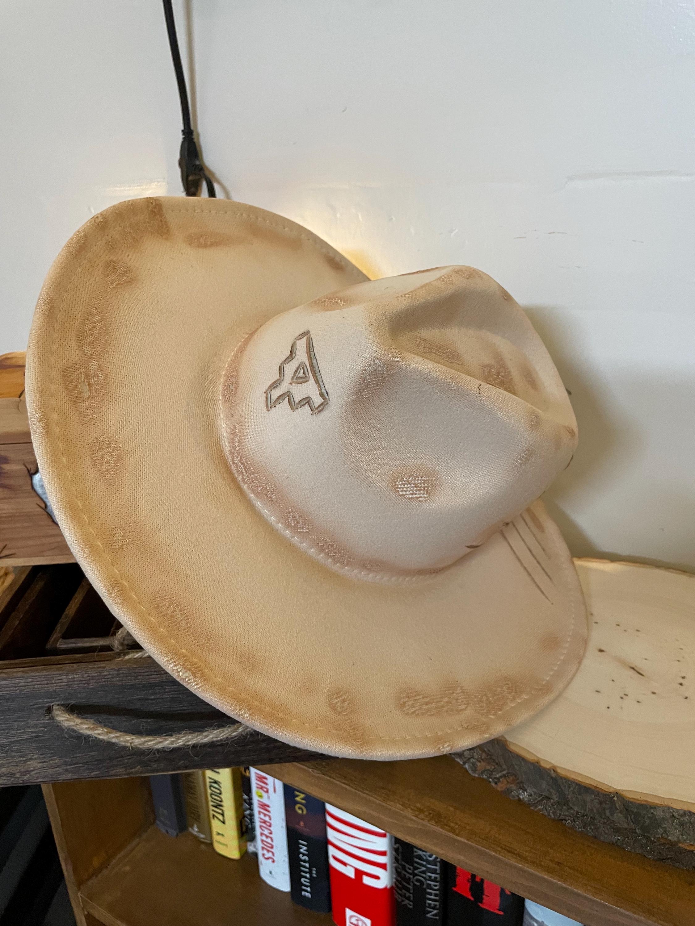 Custom Burned Cowboy Hat. - Etsy