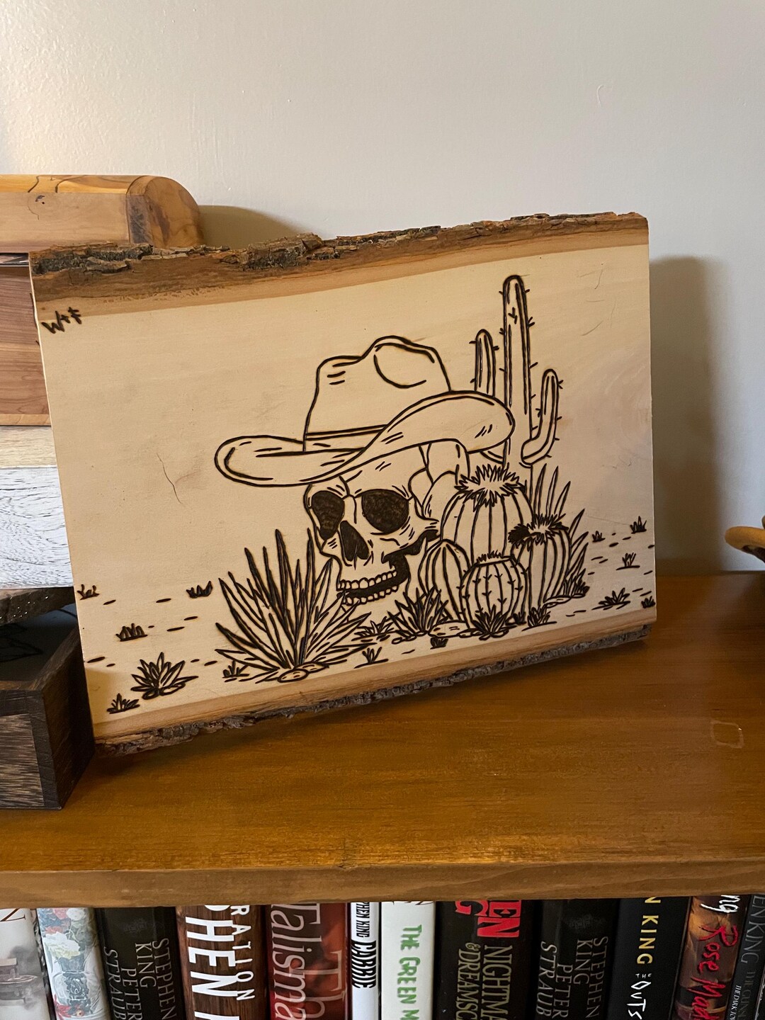 Handmade Burned Wooden Sign - Etsy