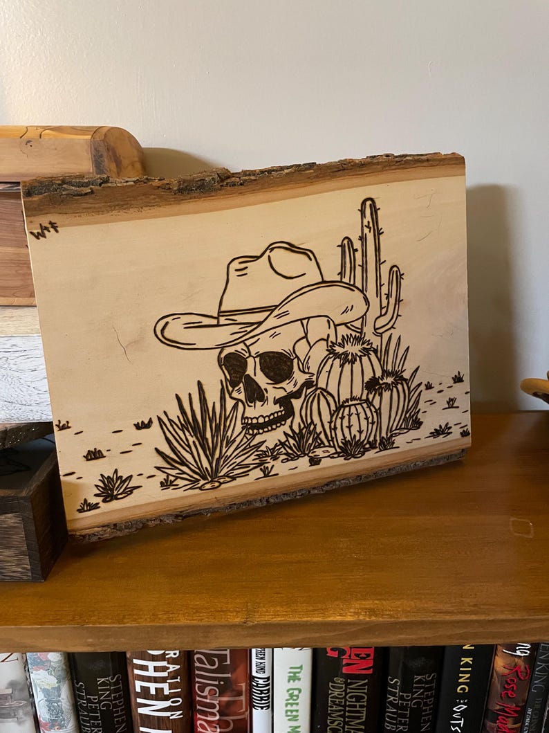 Handmade Burned Wooden Sign - Etsy