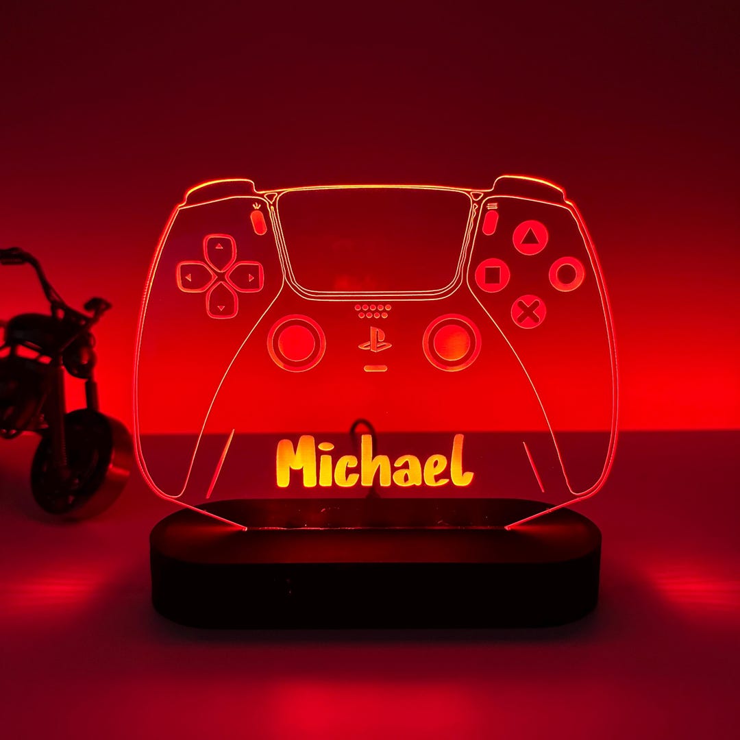 Customizable PS Controller RGB Led Light, Personalized Gift, RGB 16 ...