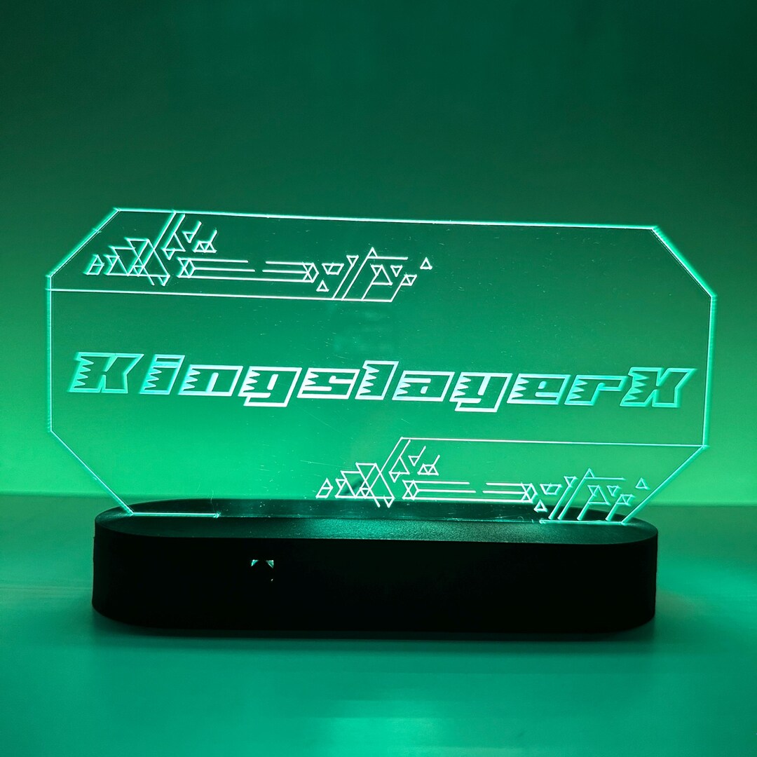 Personalized Gaming RGB Name Light, Gaming Room LED Decor, RGB 16 ...