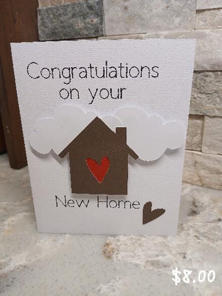 Congratulations on Your New Home Card - Etsy