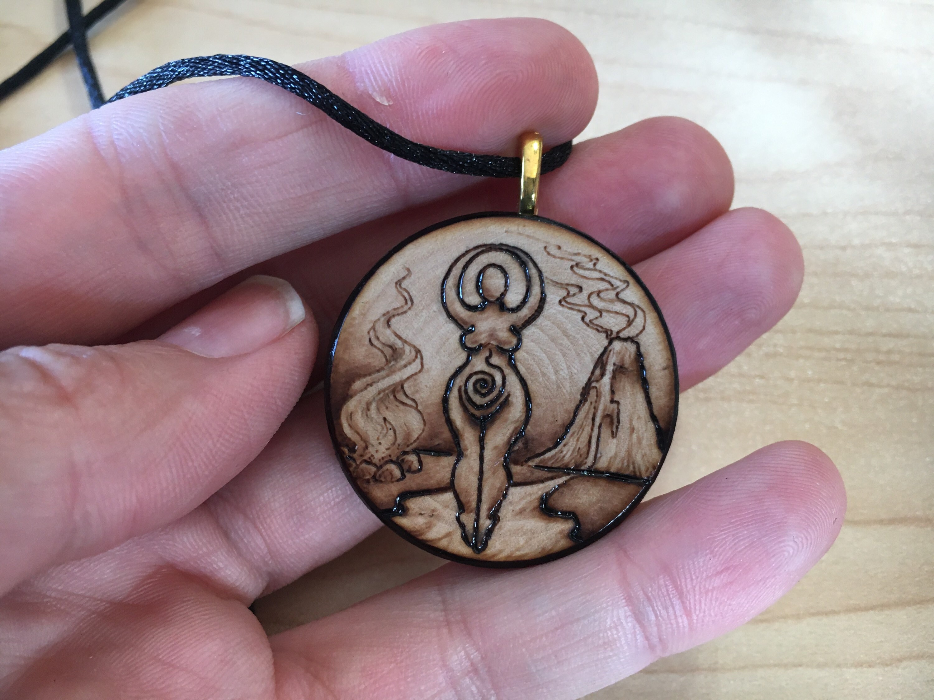 Pendant Elemental Goddess made to Order - Etsy