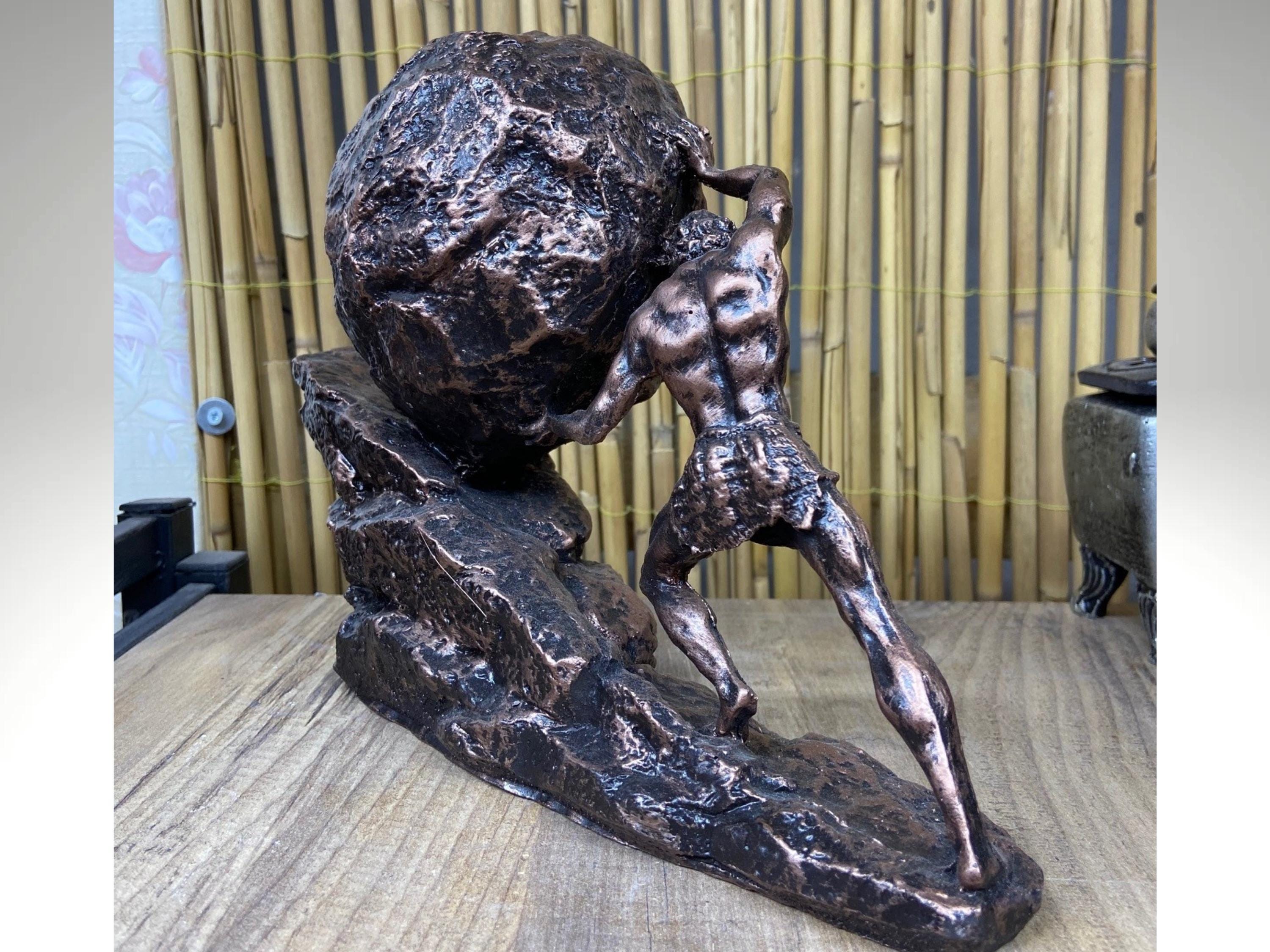 Sisyphus Statue: Greek Mythology Bronze Sculpture, Office Decor - Etsy