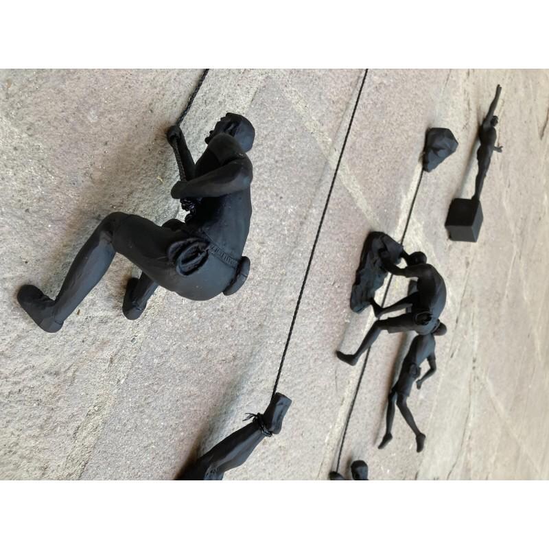 Climbing Man Wall Sculpture - Etsy