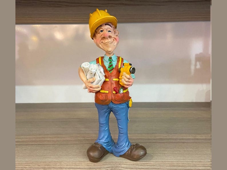 Engineer Figurine, Engineer Statue, Engineer Sculpture, Engineer Gift ...