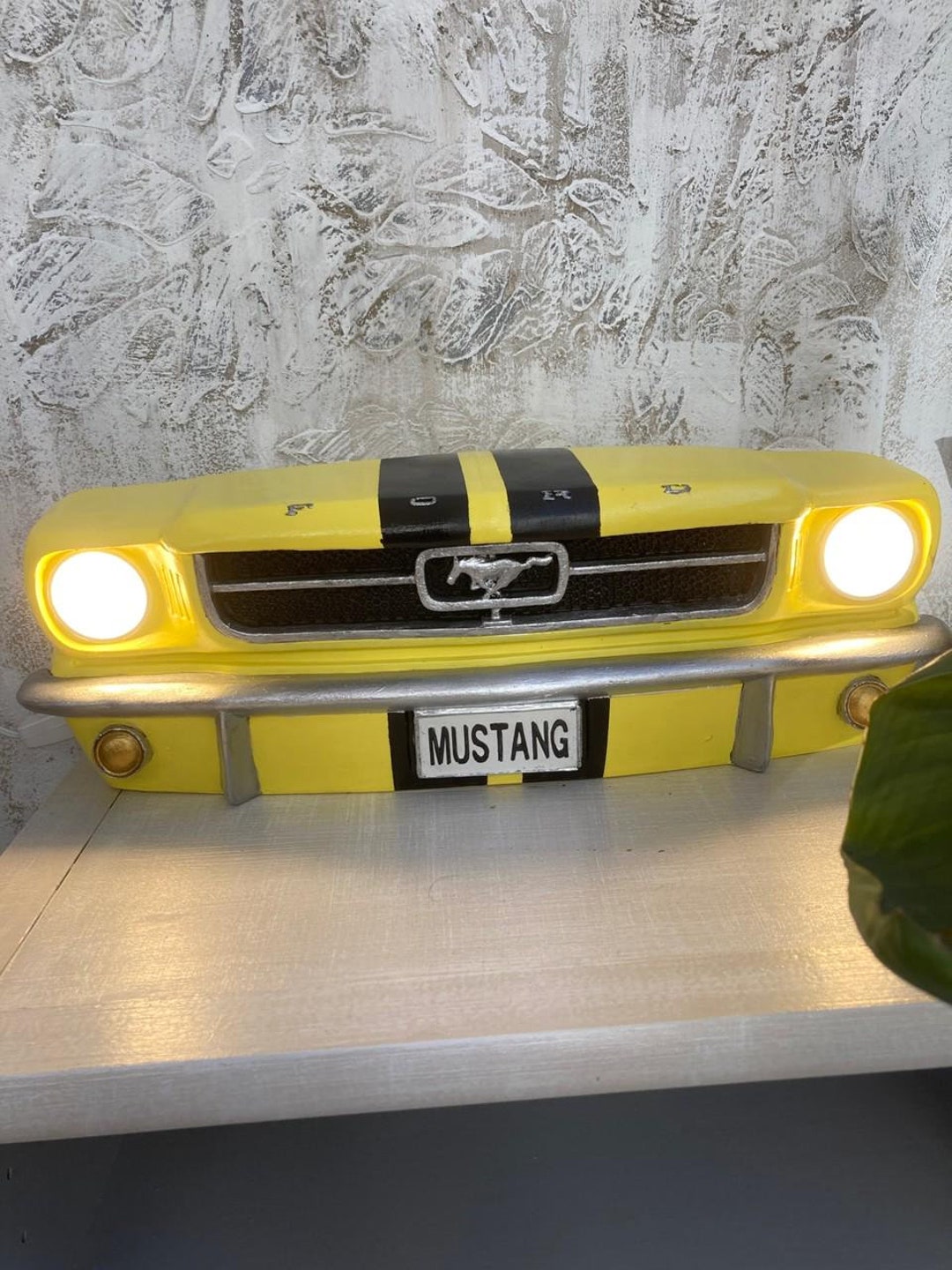Ford Mustang Wall Decor, Handmade Mustang Wall Sculpture, Classic Car ...