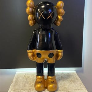 Hand-painted KAWS Companion Sculpture: Pop Art Home Decor (10.2 In) - Etsy