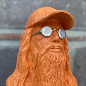 16.5 Neon Leonardo Da Vinci Statue Glow Decor Statement, Unique Large ...