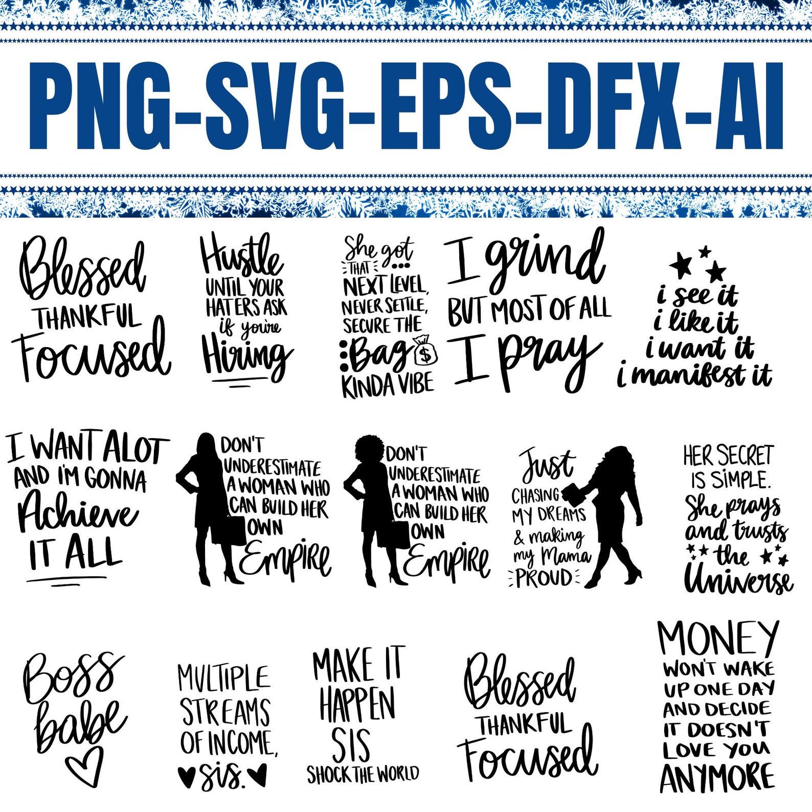 Boss 100 Files Svg Bundle, Boss Lady Svg, Entrepreneur Svg Bundle ...