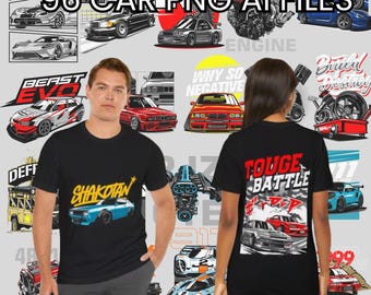 24 Premium Car T-shirt Design Bundle | JDM Car T-shirt Designs PNG ...