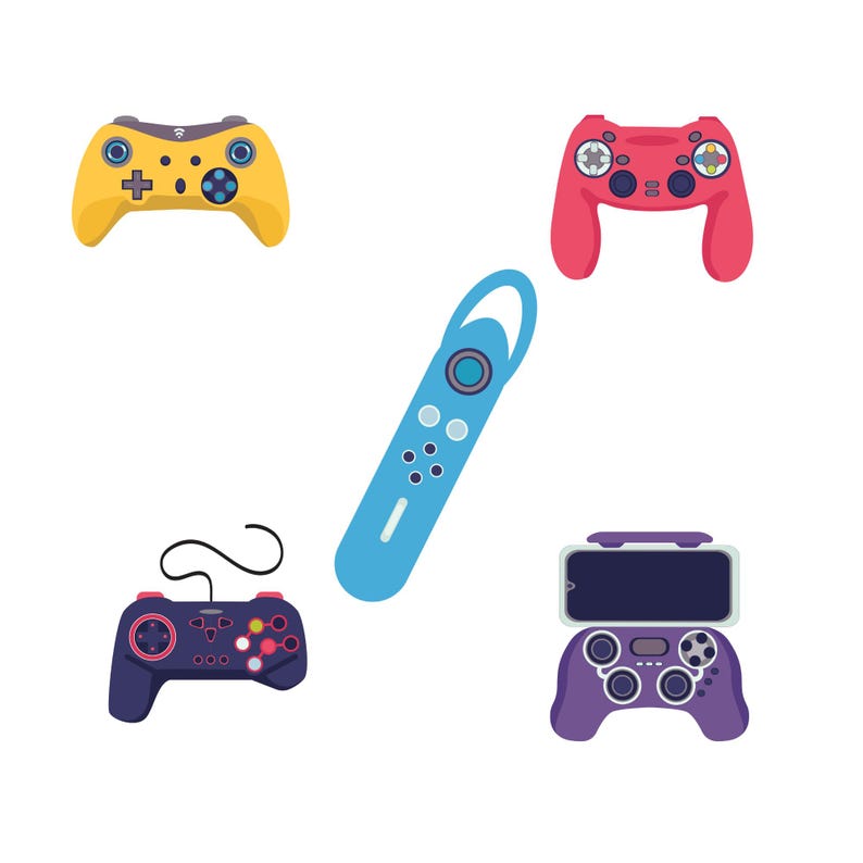 PS5 Game Controller50 Bundle Gamer SVG, Video Games SVG, Cricut Cut ...