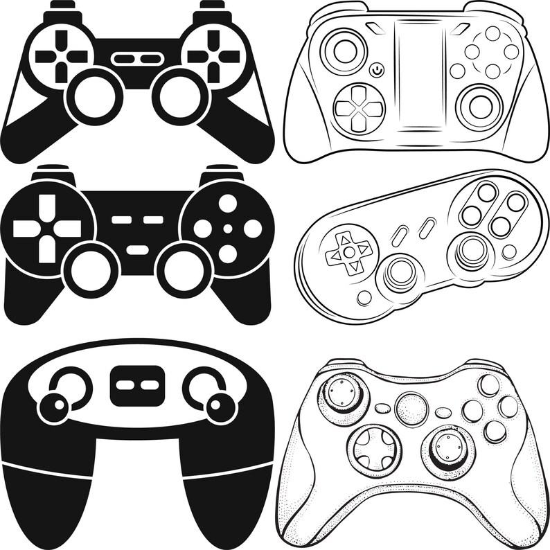 PS5 Game Controller50 Bundle Gamer SVG, Video Games SVG, Cricut Cut ...