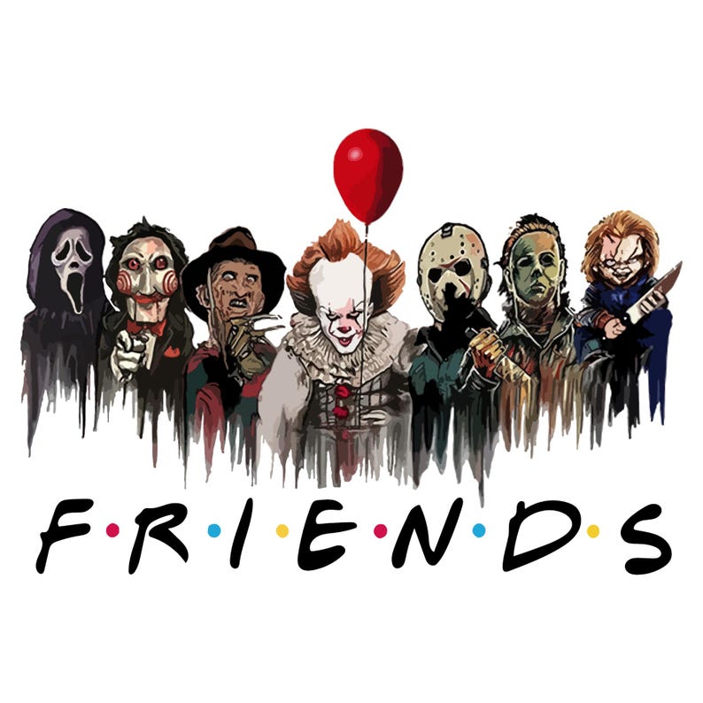 70 archivos Personajes de terror PNG, Amigos de terror PNG, Personajes ...