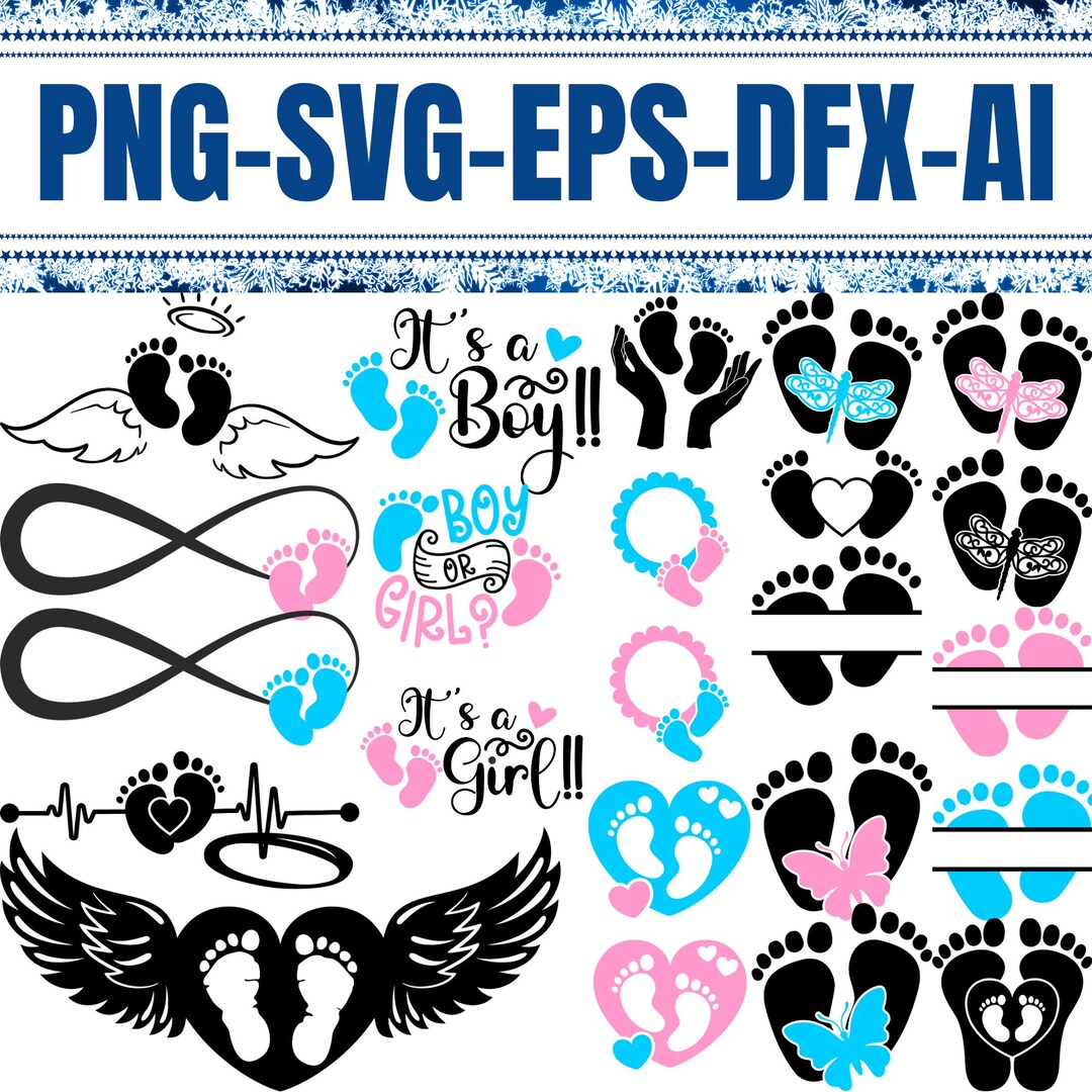 150 Cute Baby SVG Bundle, Baby Shower SVG, Newborn SVG Bundle, Baby ...