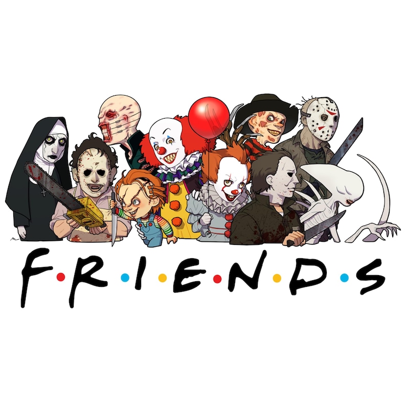 70 Files Horror Characters Png, Horror Friends PNG, Halloween ...