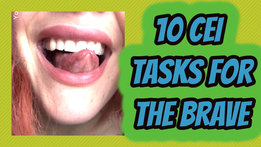 10 CEI Tasks for the Brave - Etsy
