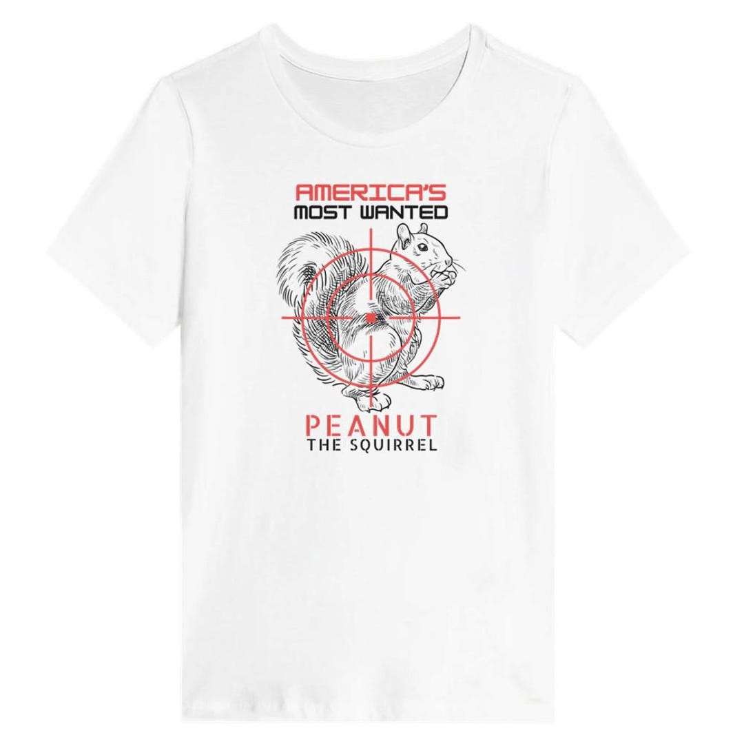 America's Most Wanted, Peanut the Squirrel Women's T-shirt - Etsy