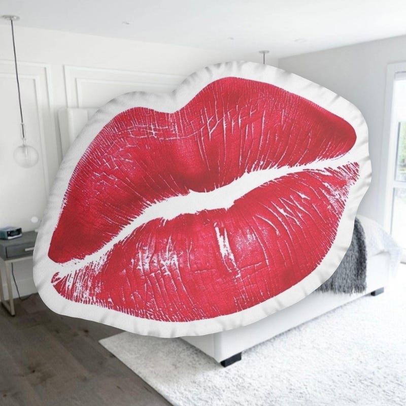 Lips Pillow - Etsy