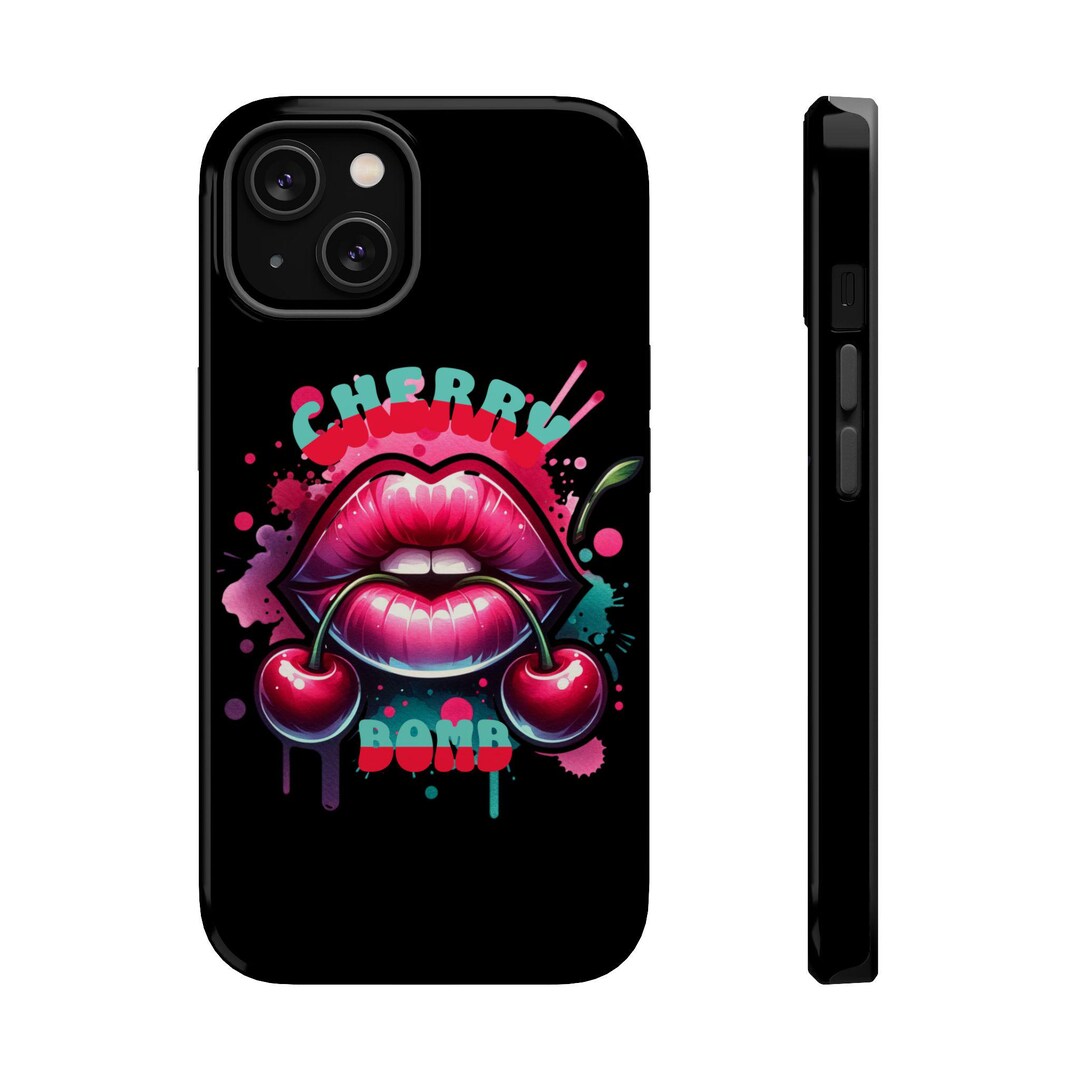 Magnetic Tough Cases, Cherry Bomb Phone Case. Stylish Protective Cover ...
