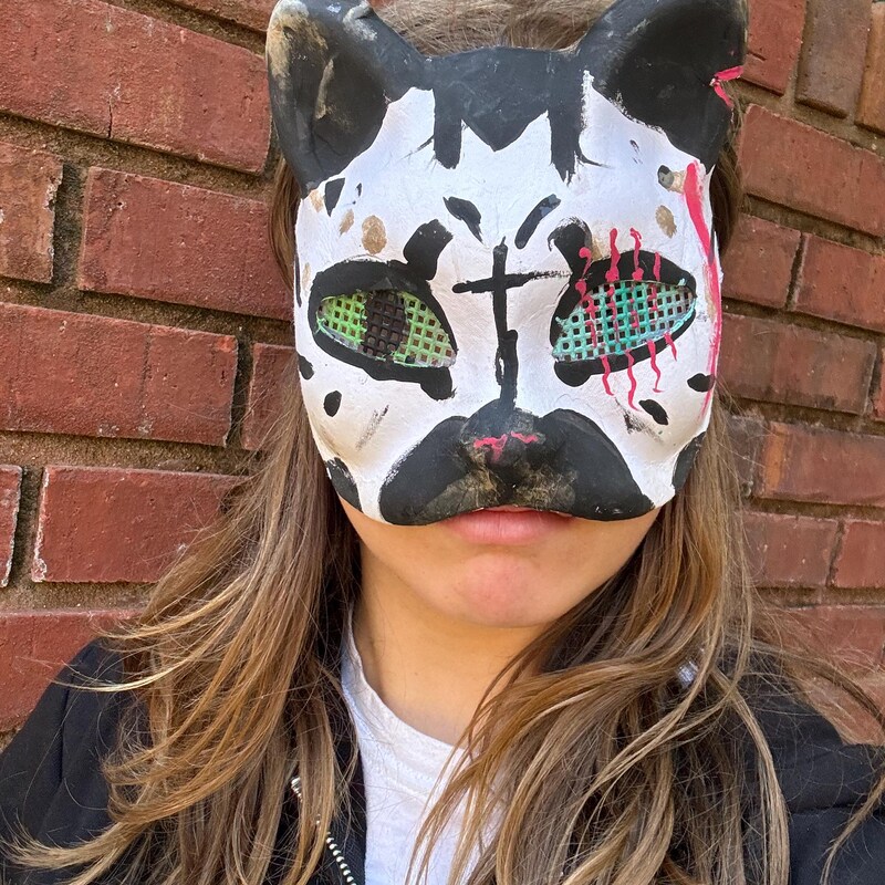 Cat Mask - Etsy