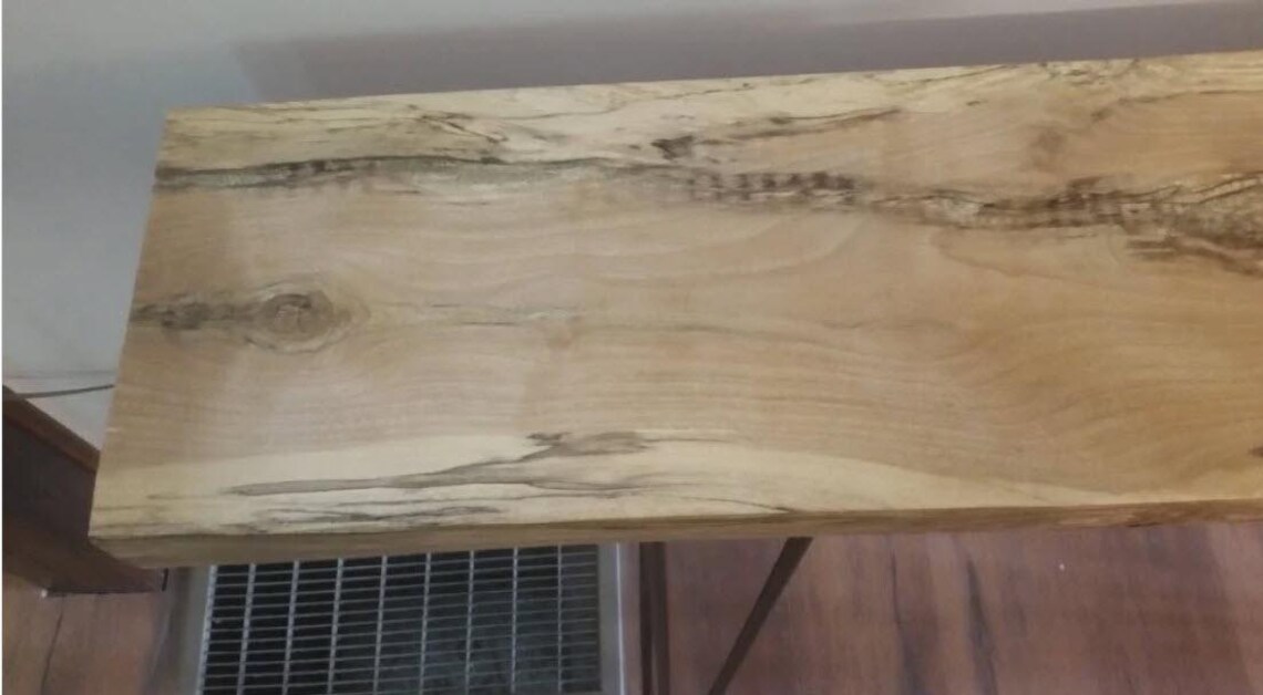 Maple Console Table With Steel Hairpin Legs. Sofa Table, Entry Table - Etsy