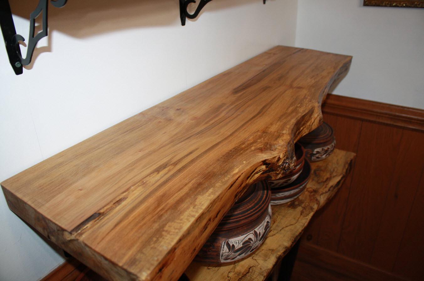 Live Edge Maple Shelves - Etsy