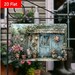 METAL ART- 2D Flat Retro Metal Wall Art With Whimsical Garden Shed ...
