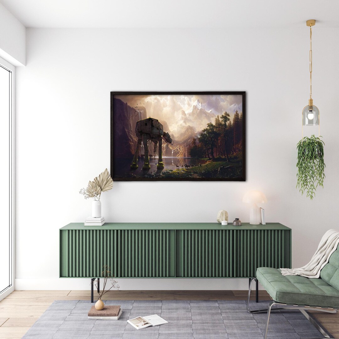 Star Wars Endor Landscape Art,endor Star Wars Canvas Print, Endor ...