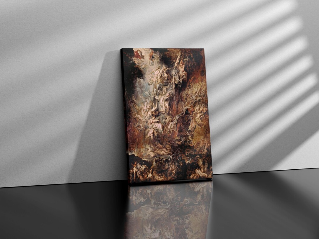 The Fall of the Dammed 1620,peter Paul Rubens,art Print Painting Poster ...