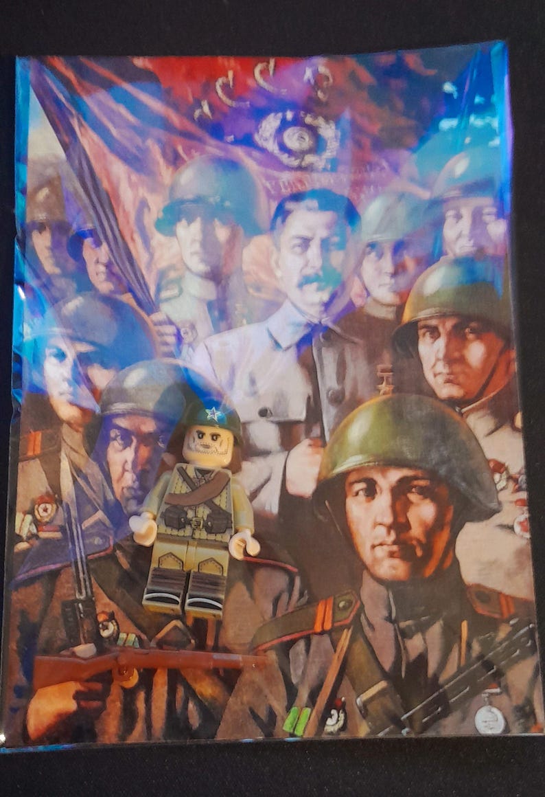 Russian Soviet WW2 Lego Minifigure Soldier - Etsy