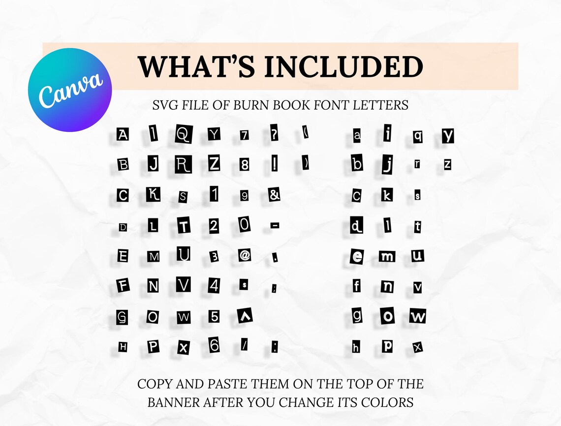 Birthday Bunting Banner Burn Book Theme Editable Canva Template Party ...