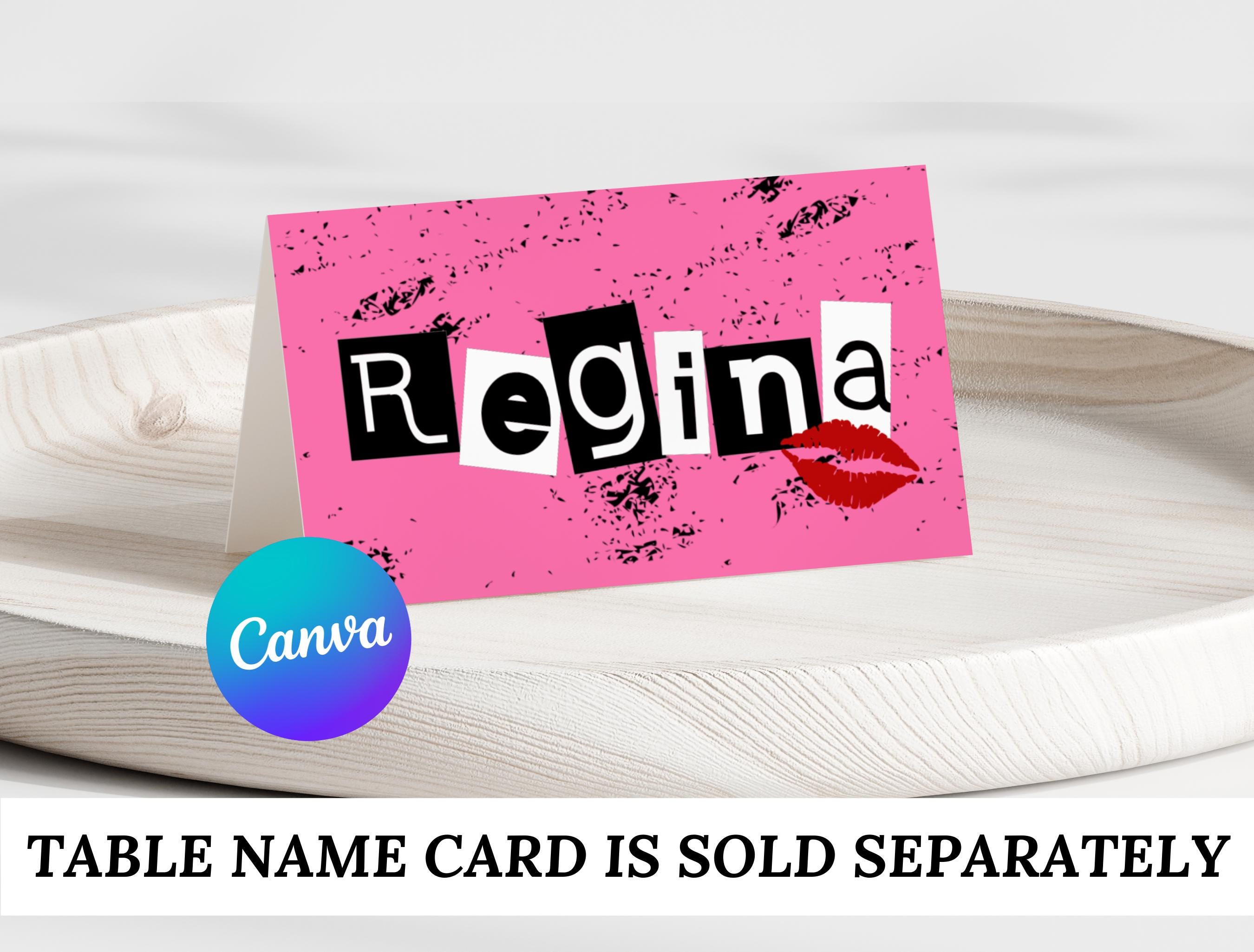 Editable E-invitations Burn Book Galentine's Day Invite Canva Template ...