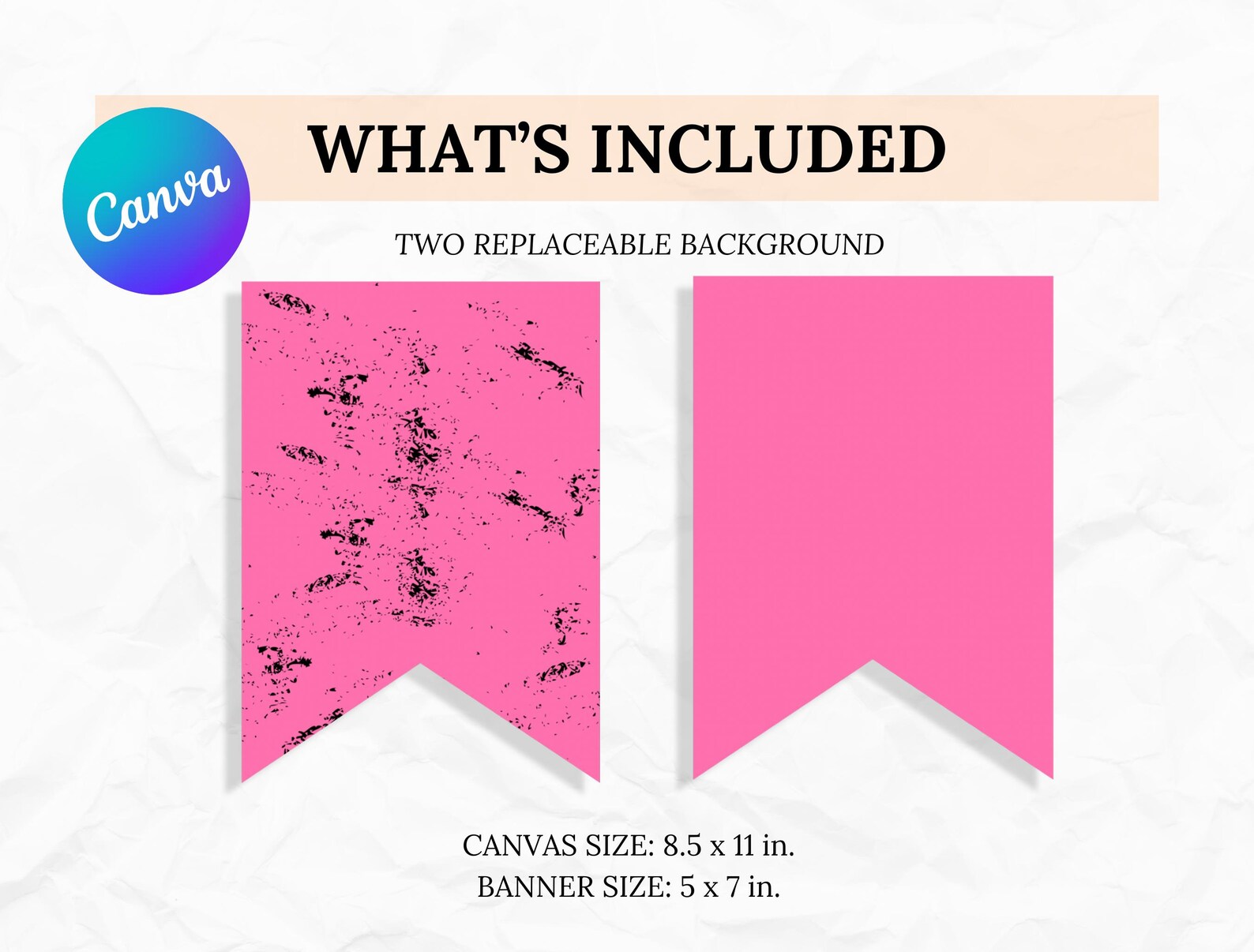 Birthday Bunting Banner Burn Book Theme Editable Canva Template Party ...