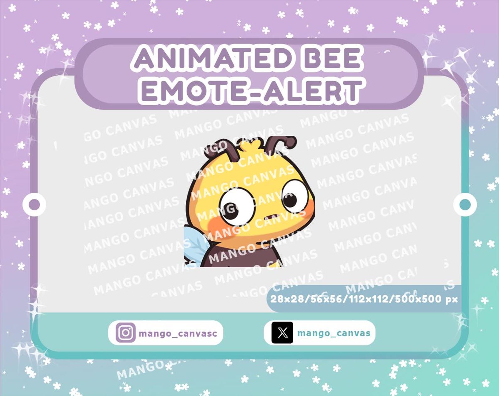 Animated Bee Emote-alert/ Awkward Emote-alert - Etsy Australia
