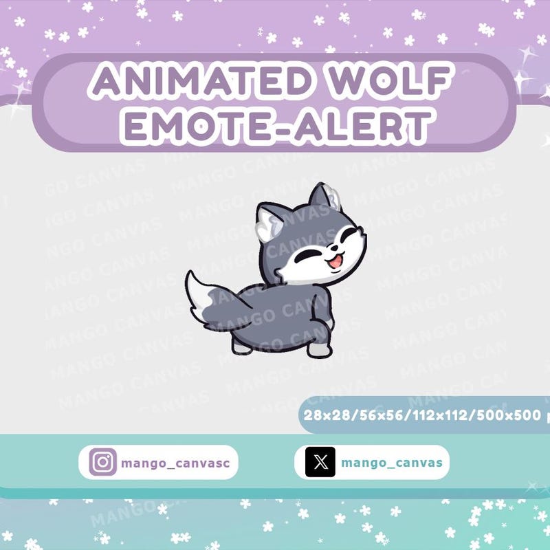 Wolf Illustration - Etsy